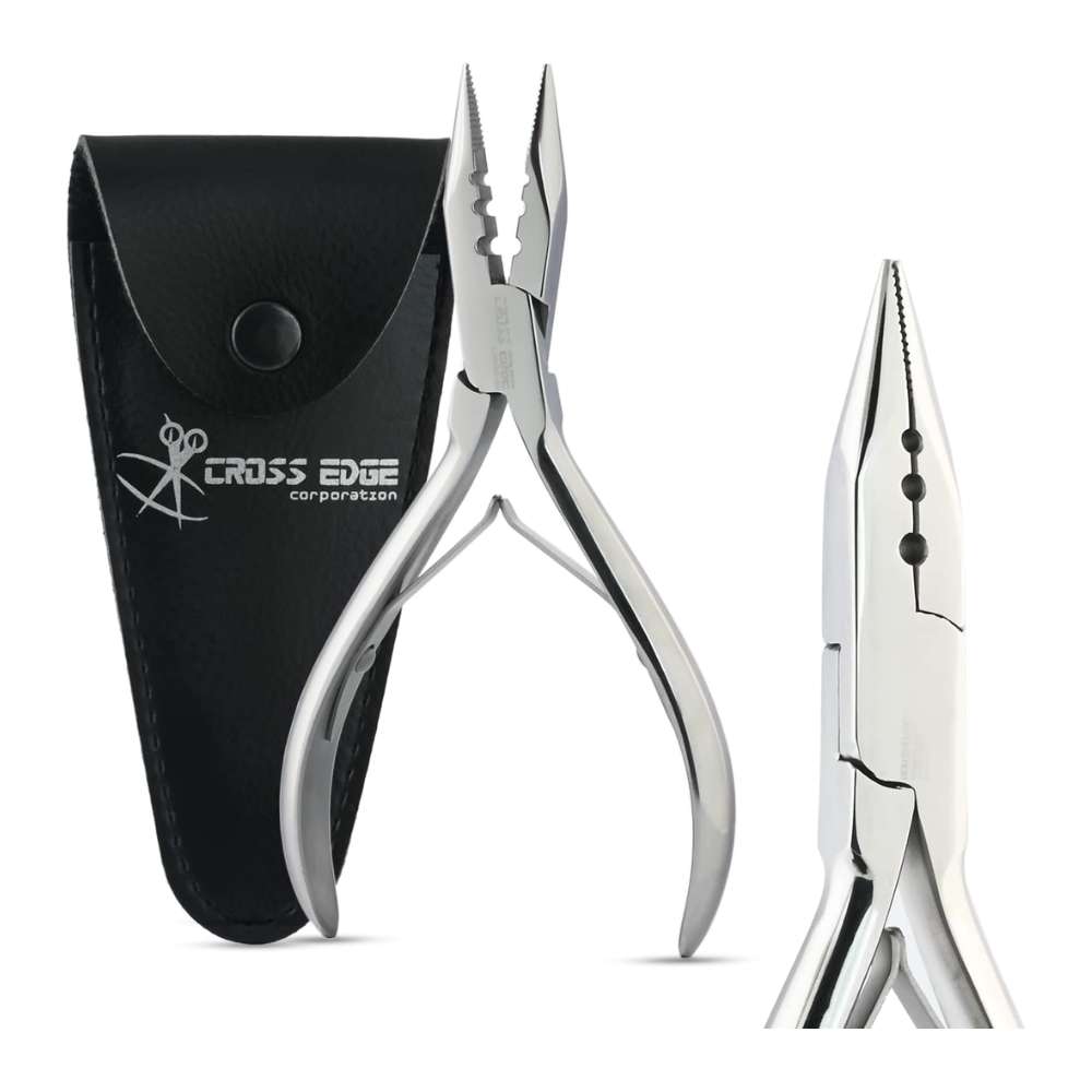 Three-hole plier silver steel – Cross Edge Corporation