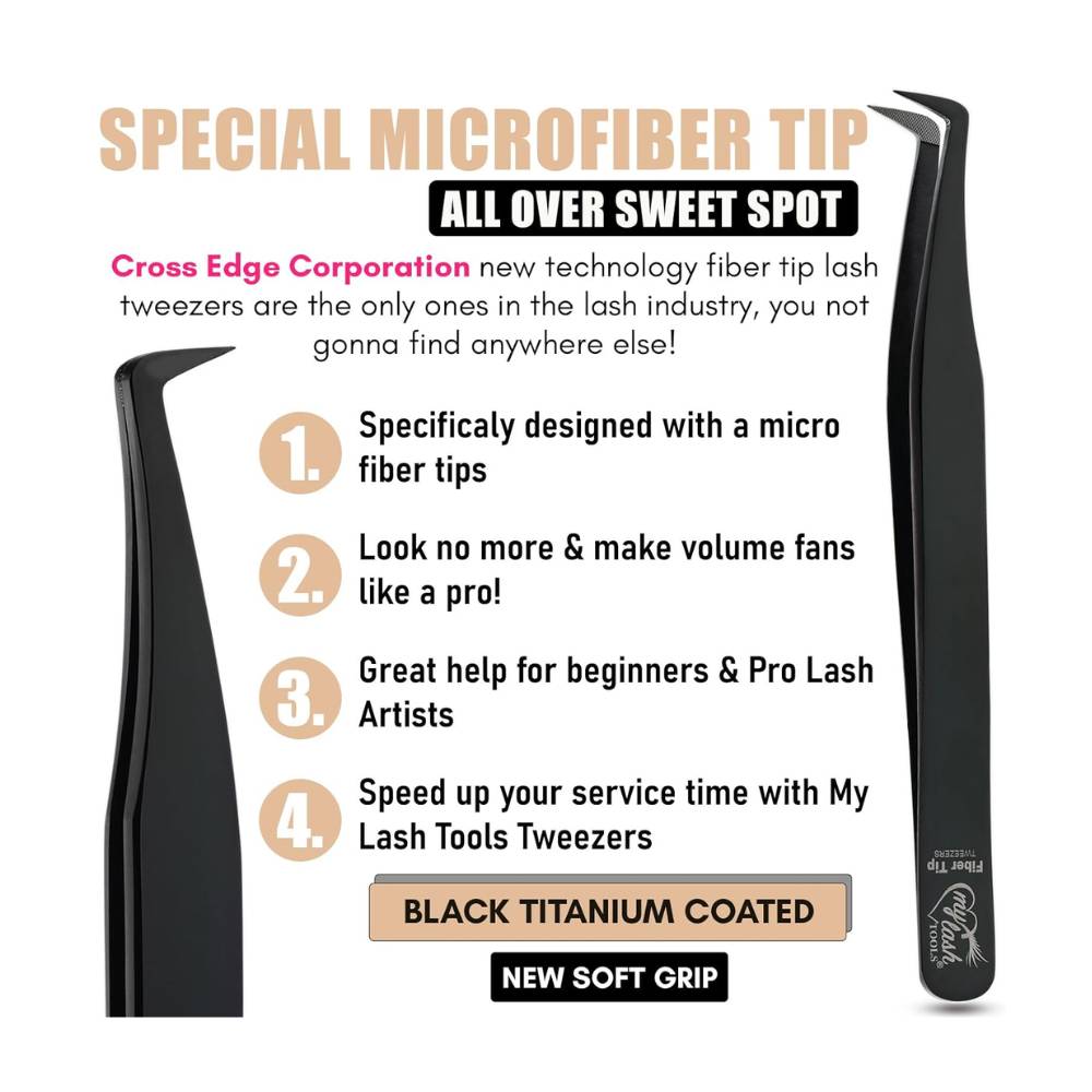 90 Degree Boot Fiber Tip Tweezer – Cross Edge Corporation