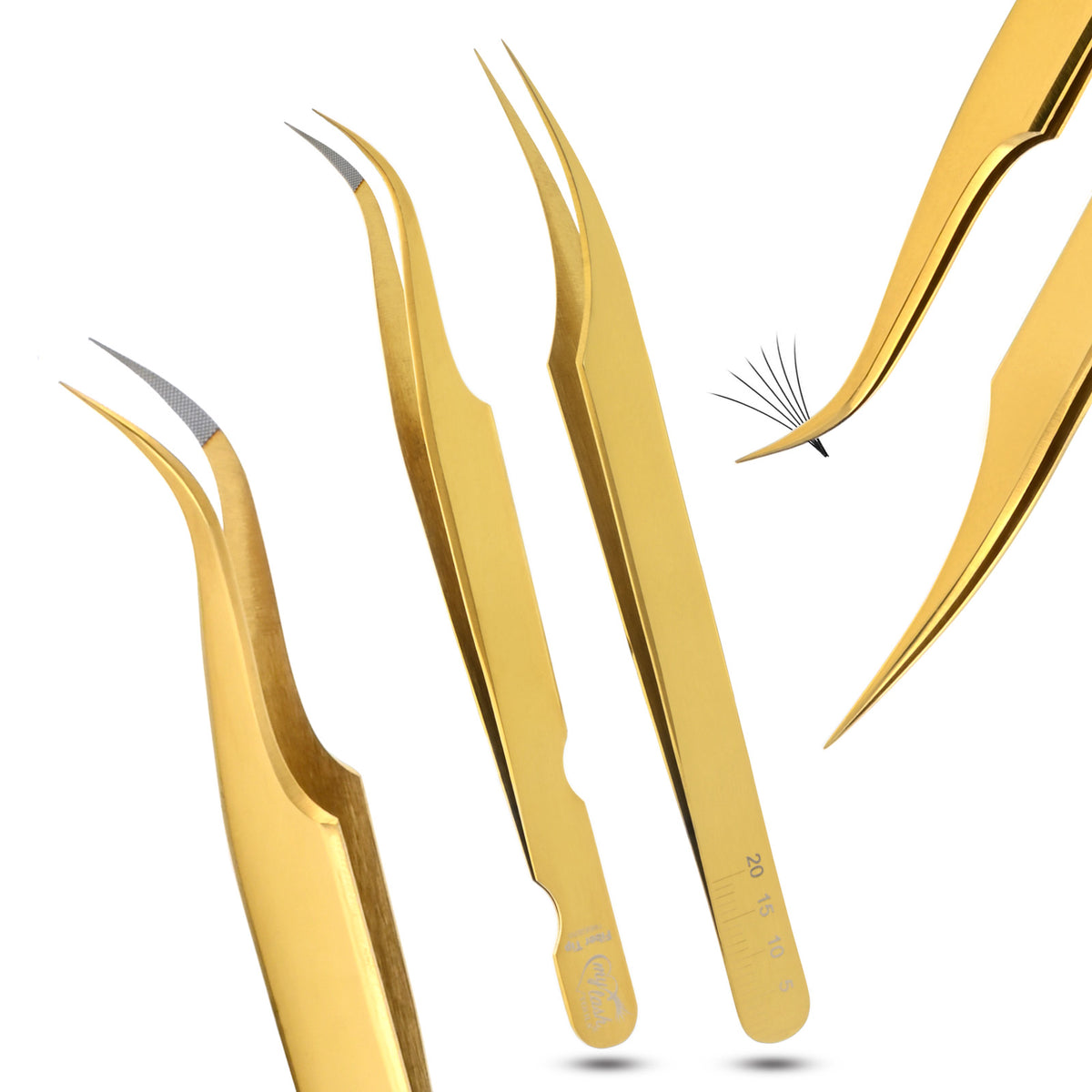 Fiber Tweezers for Lash Extensions Boot & Isolation Tweezers - My Lash ...