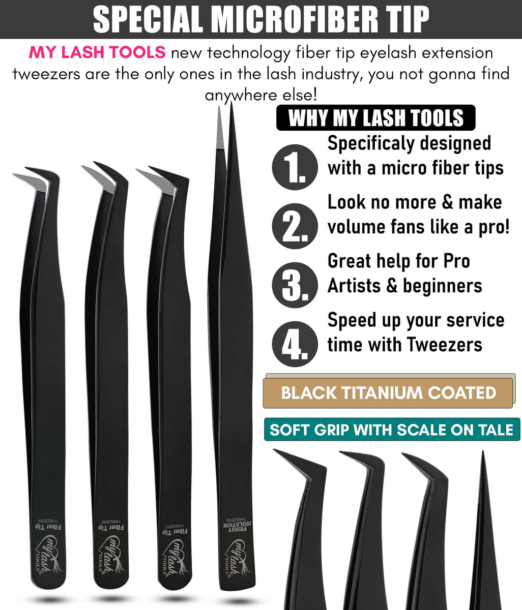 Volume Eyelash Extension Tweezers Boot Fiber Tip Lash Tweezers Isolati ...