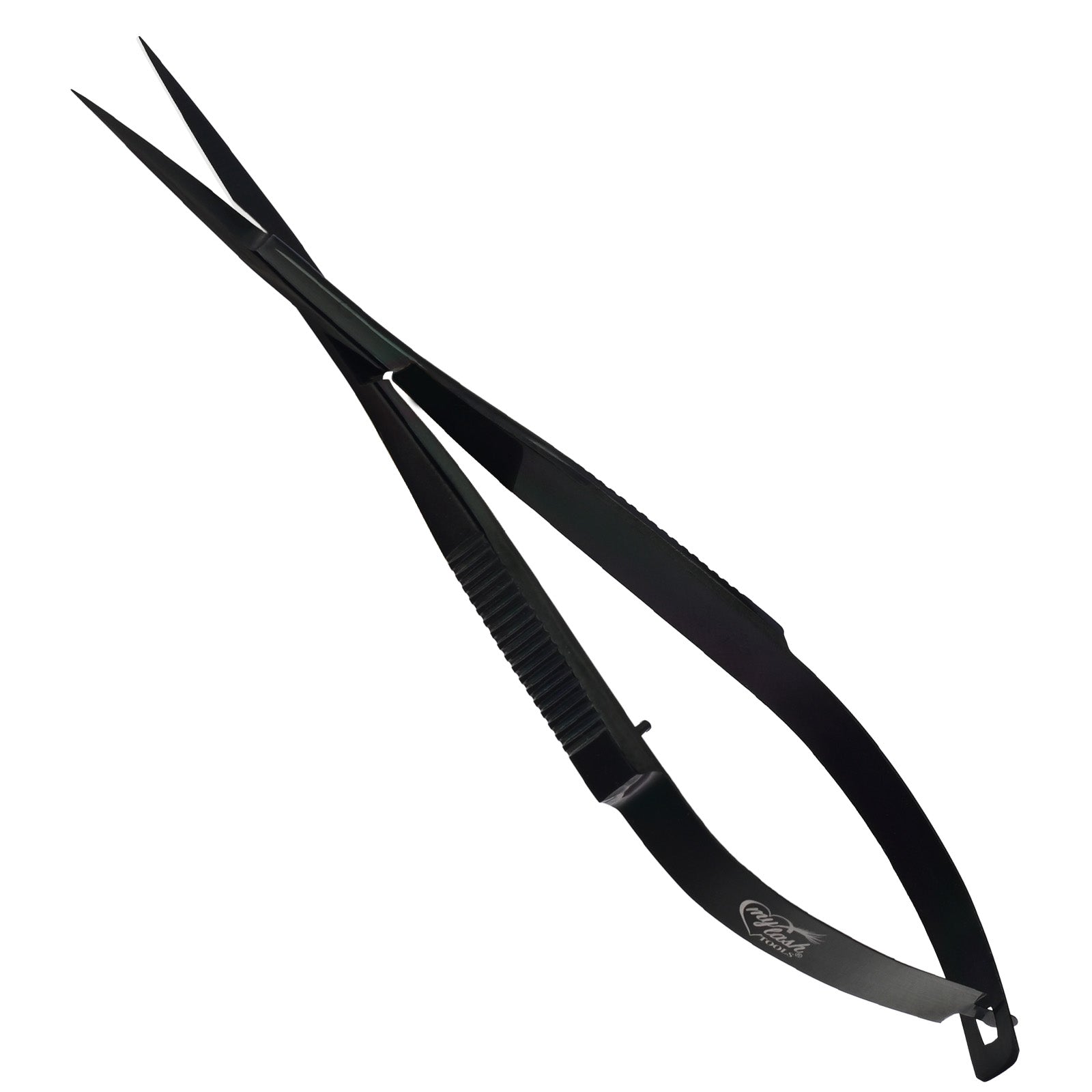 Eyebrow & Eyelash Shaping & Trimming Spring Scissors (Black) - Cross ...